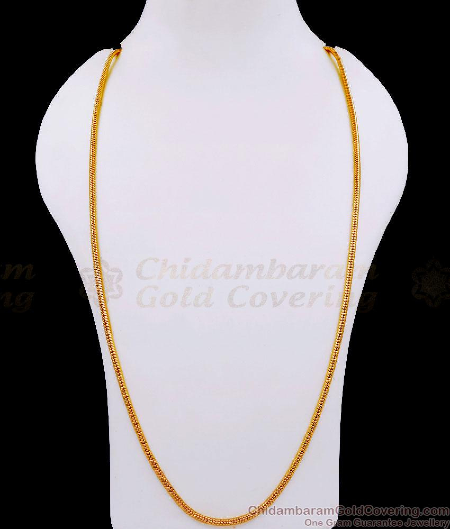 CDAS31-Lg 30 Inch Long Light Weight One Gram Gold Chain Thirumangalya ...