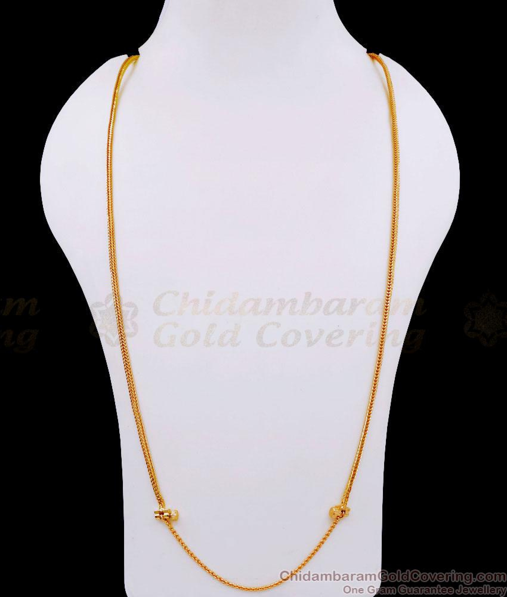 CDAS32-Lg 30 Inch Long Daily Use 1 Gram Gold Box Design Chain Srilankan ...