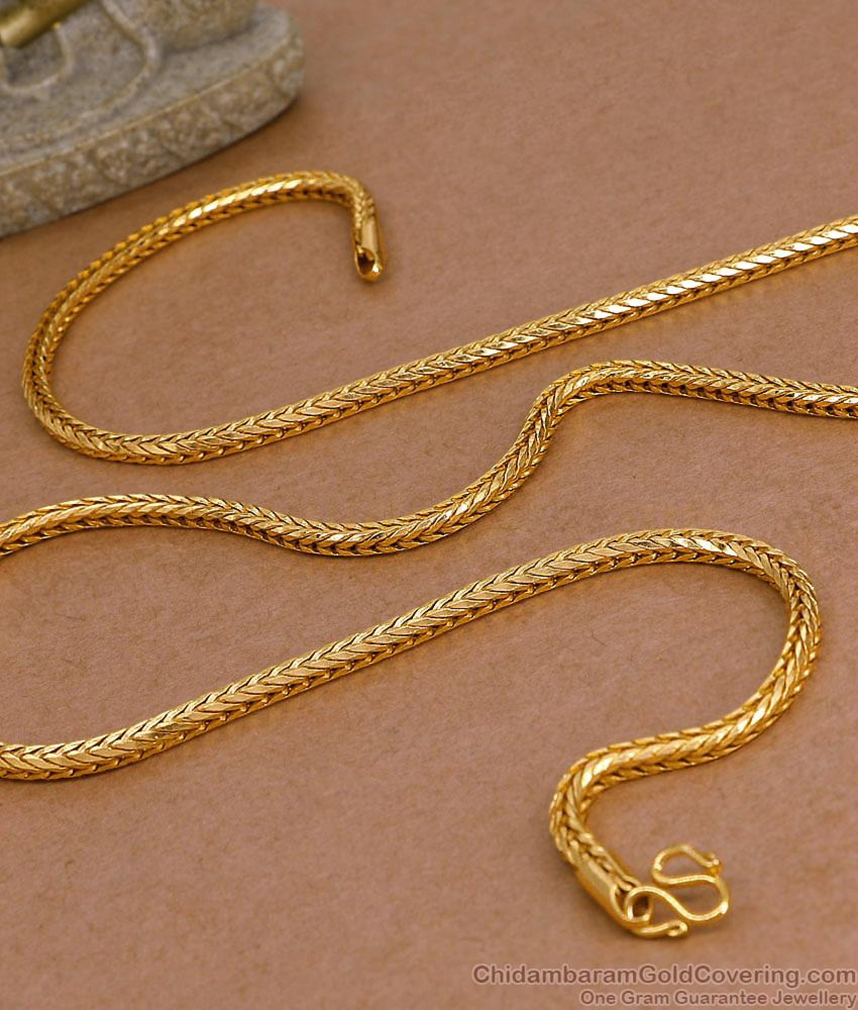 CDAS36 Plain One Gram Gold Thali Chain Daily Wear Design For Women