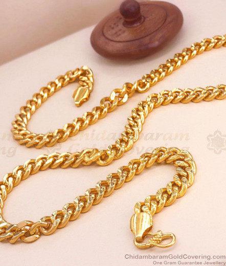Gold Plated Chains, Chidambaram Gold Covering Chains