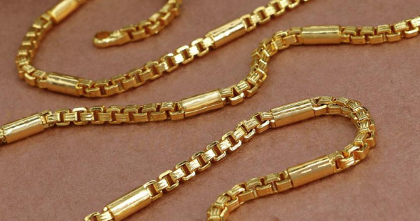 CGLM116-Lg 30 Inch Long Thick Gold Plated Chain Daily Wear Collections