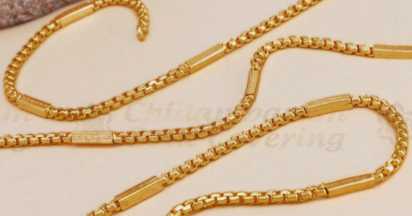 CGLM123-Lg 30 Inch Long Box Type Gold Plated Chain Shop Online
