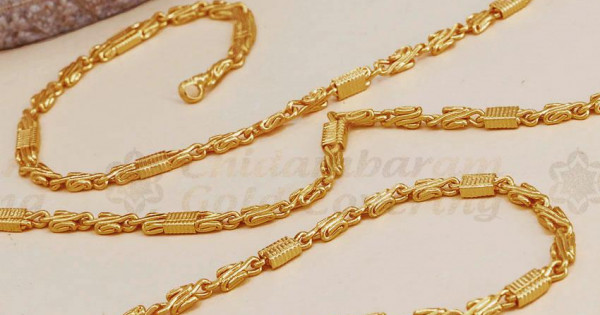 CGLM124-LG 30 Inch Long New Model Gold Imitation Chain Box Design