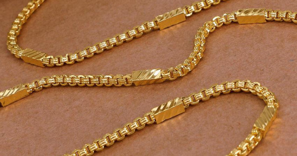 CGLM137 Pure Gold Tone Box Type Mens Chain Designs With Price Online