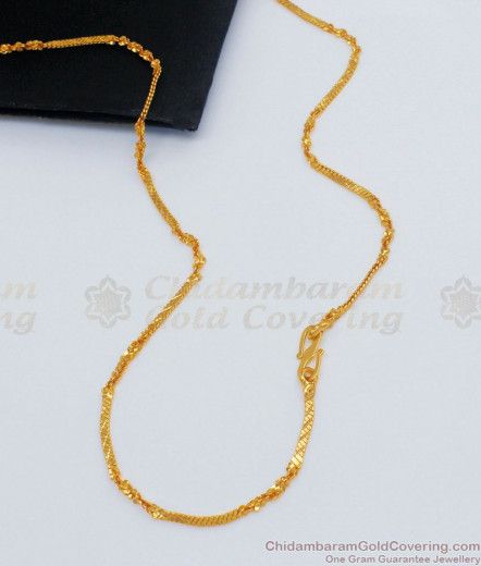 CKMN43 - Gold Plated Double Layer Rettavadam Design Guarantee Chain ...