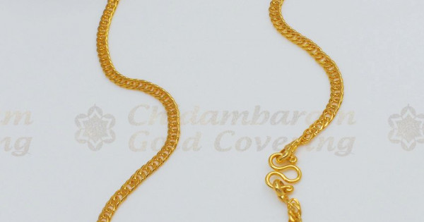 CGLM46 - Thin Daily Wear Gold Chain One Gram Chain Imitation Jewelry