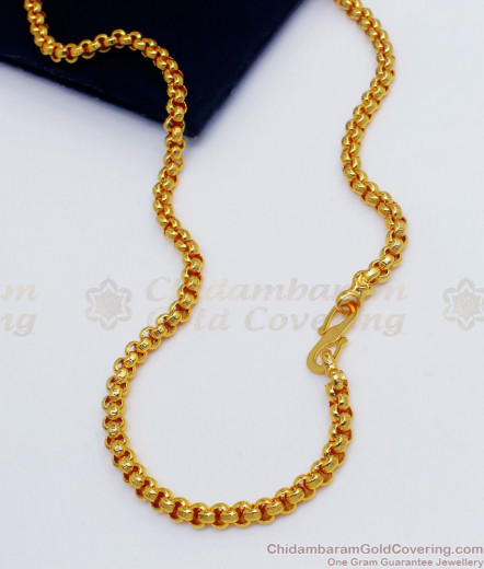 CHRT16-LG One gm 30 inches Chidambaram Gold Plated Jewellery ...