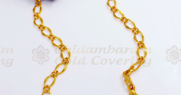 CGLM57 Link Model Design Mens Gold Long Chain Daily Wear