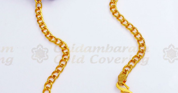 CGLM58 Light Link Design Long Gold Chain Daily Wear Shop Online