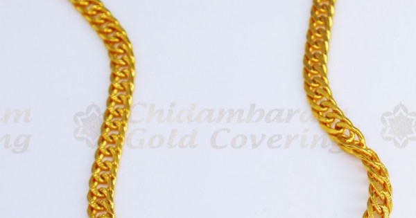 CGLM60 Cubic Link Gold Chain Daily Wear Mens Collections
