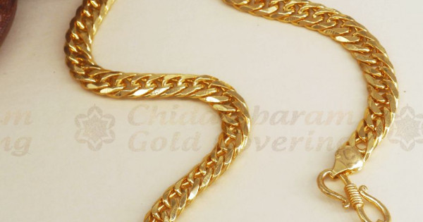 CGLM73 Thick Chain for Men Daily Wear One Gram Gold Broad Chain