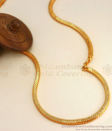 CGLM109 24K Gold Chain For Men Designs Online