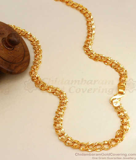 CGLM104 Heavy Gold Plated Chain Designs For Mens Regular Wear