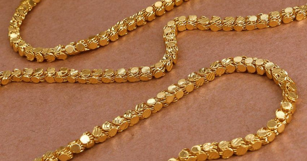 CHRT106-LG 30 Inch Long High Quality Four Side Oval Shaped Gold Chain ...