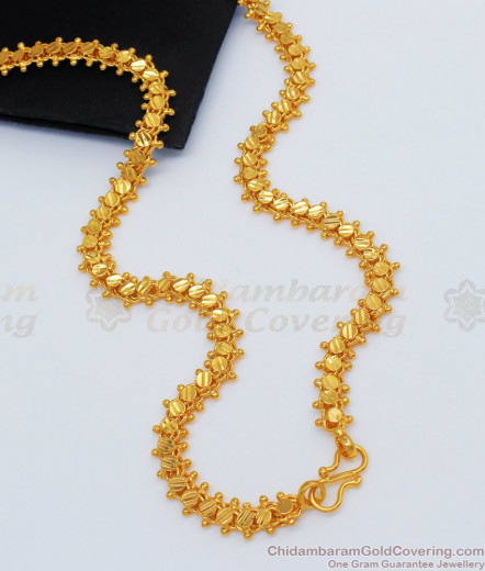 CKMN43 - Gold Plated Double Layer Rettavadam Design Guarantee Chain ...