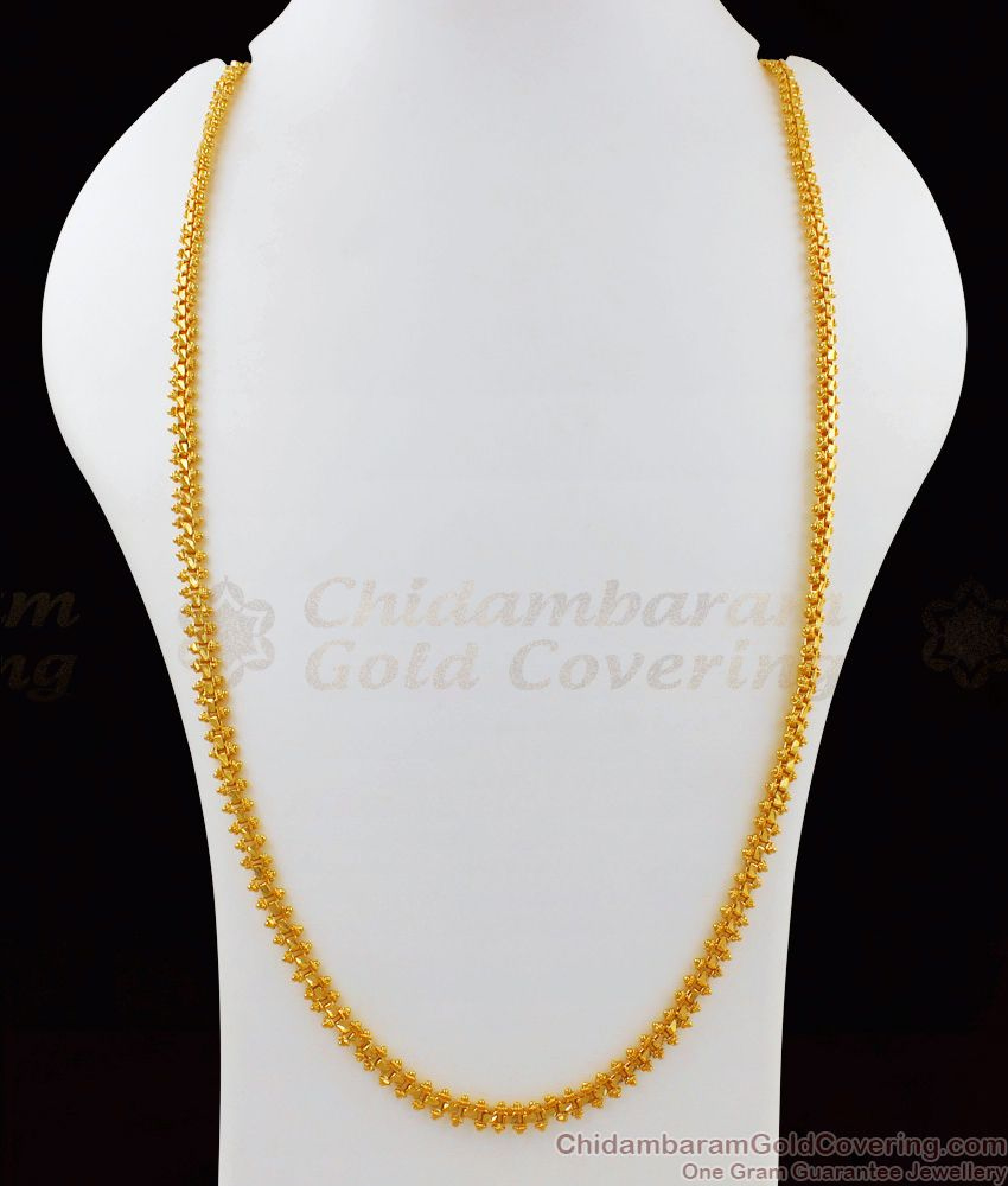 CHRT35-LG 30 Inches Long Artistic Daily Wear One Gram Gold Chain Design ...