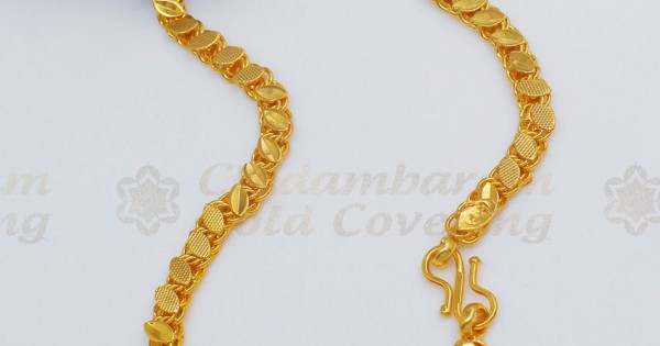 Buy 30 Inches Thick Gold Chain For Women S Cut Chain Gram Gold Mixed