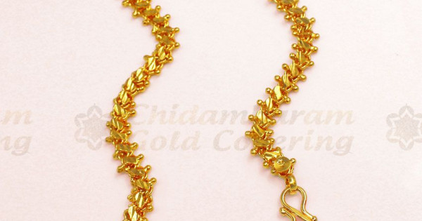 CHRT48 Trendy S Type Gold Long Chain with Beads Designs