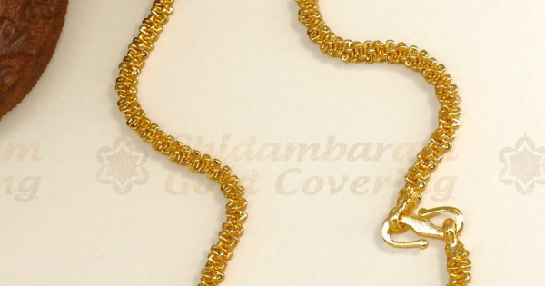 CHRT64 One Gram Gold Chain Spring Design Stylish Collection