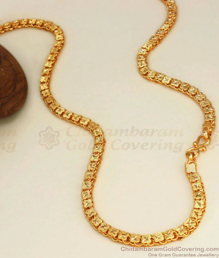 Buy Beautiful Black Crystal One Gram Gold Chain Models for Women