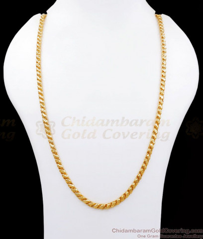 CGLM103 Traditional Islamic Malai Gold Plated Retta Patta Chain