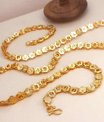Gold Plated Chains, Chidambaram Gold Covering Chains