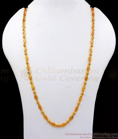 Sachin Chain Model Original Gold Plated Long Heavy Chain for Men Party Use
