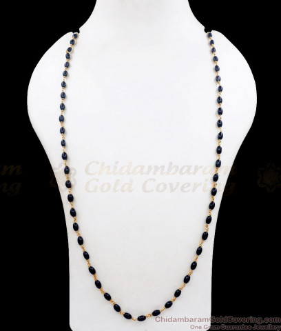 Long Traditional Kerala Leaf Pattern Gold Imitation Haram Collection ...