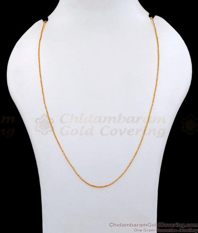 CGLM39 - Thick Heavy Weight Attractive One Gram Gold Chain For Mens ...
