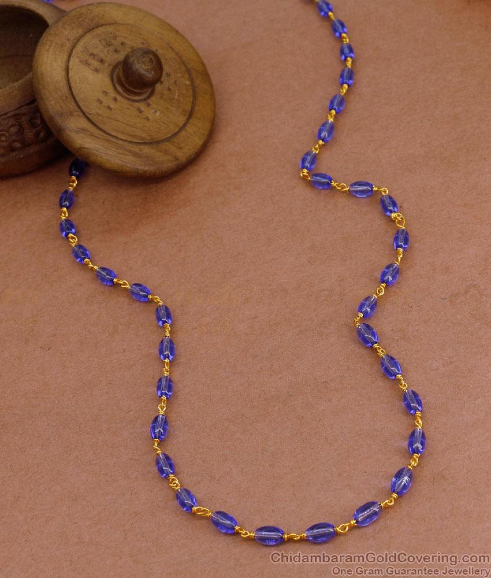 CKMN237 Natural Amethyst Stone Gold Imitation Chain Design For Daily Use