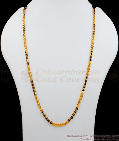 CHRT28 - Heart Cut Model One Gram Gold Thick Chain Latest Designs