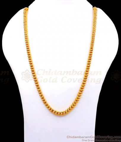 CHRT42-LG - 30 inches Latest S Cut One Gram Gold Chain Design for Daily Use