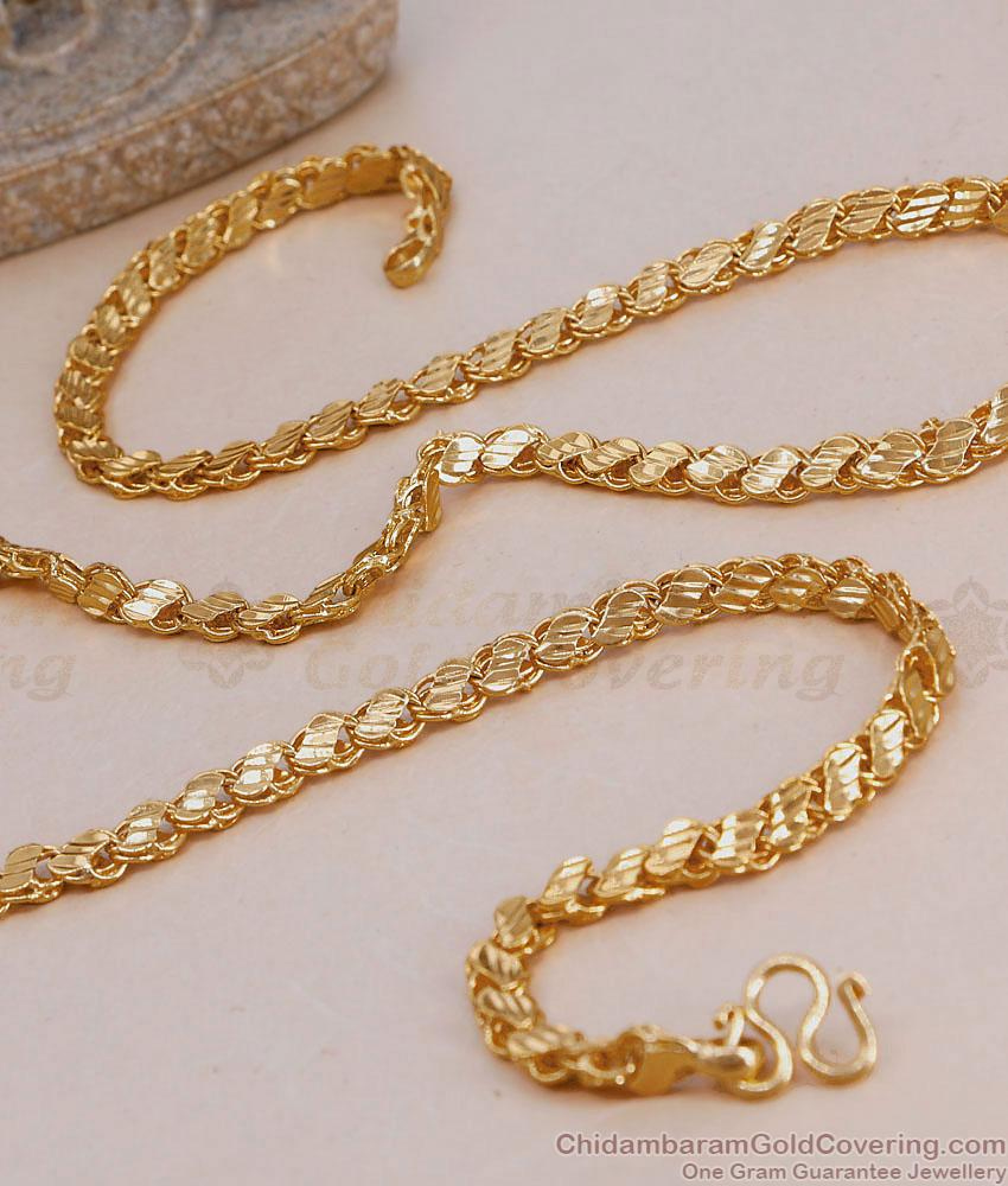 IMP12- Stylish 5 Metal S Cut Impon Chain Design For Everyday Use