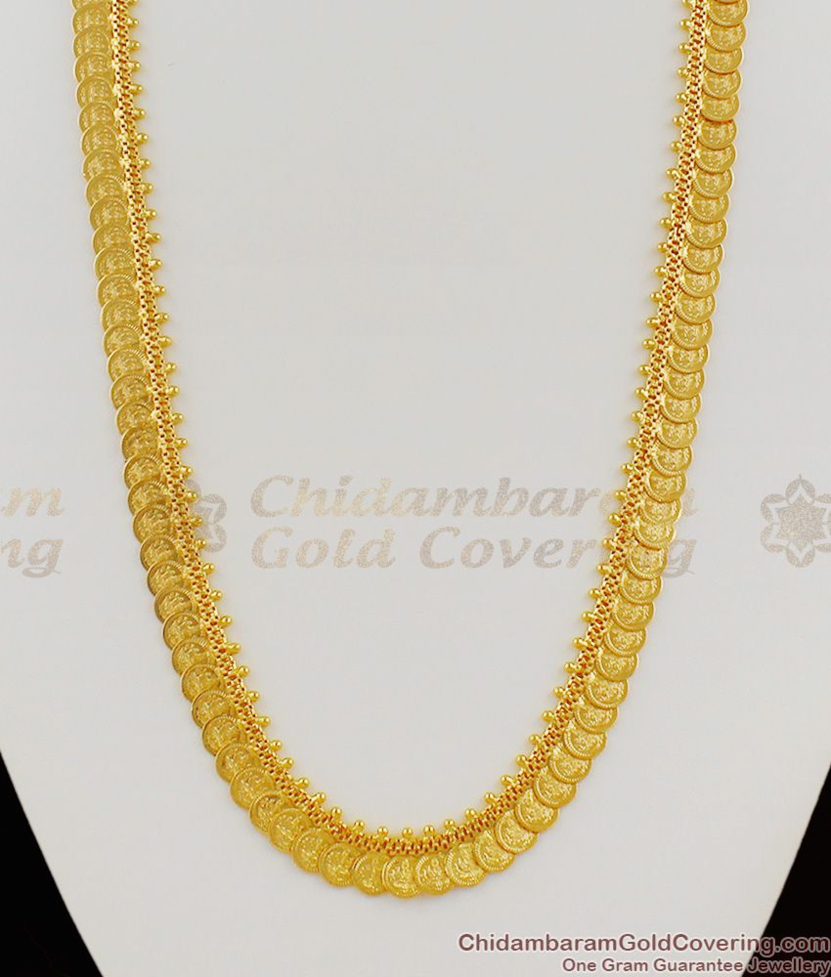 Simple And Light Weight Gold plated Small Coins Kasu Malai Haaram ...