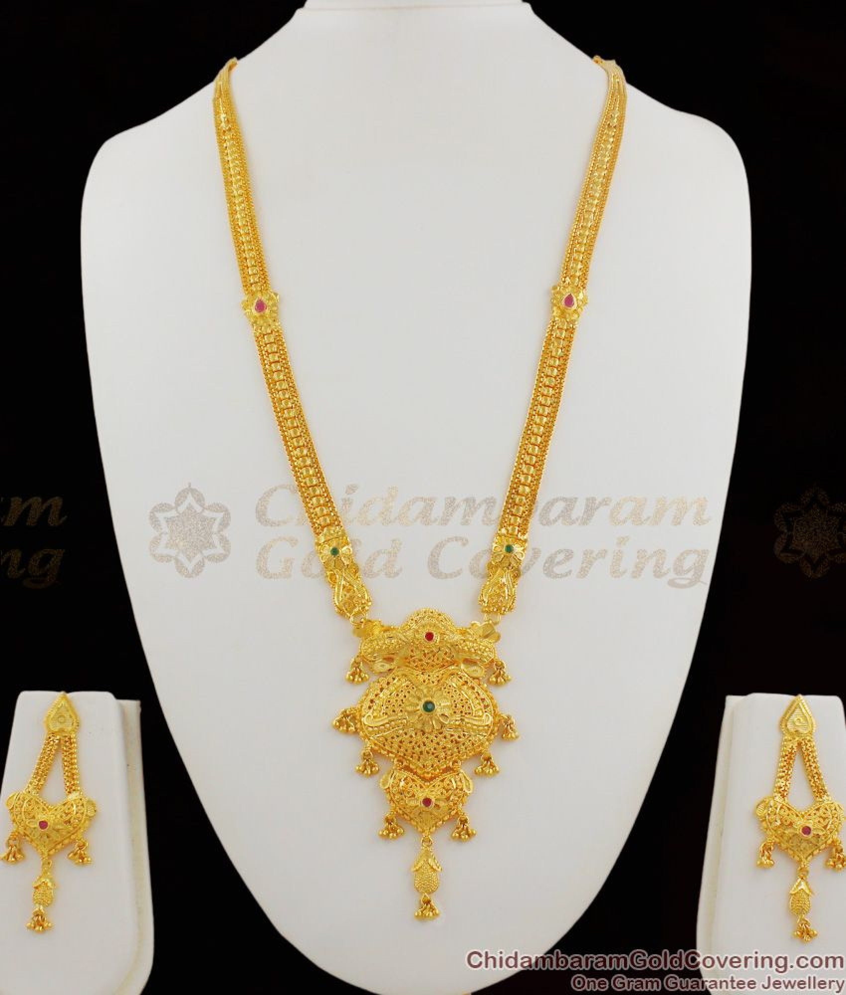 Majestic Calcutta Design Gold Plated Forming Haram Jewellery Bridal Set ...
