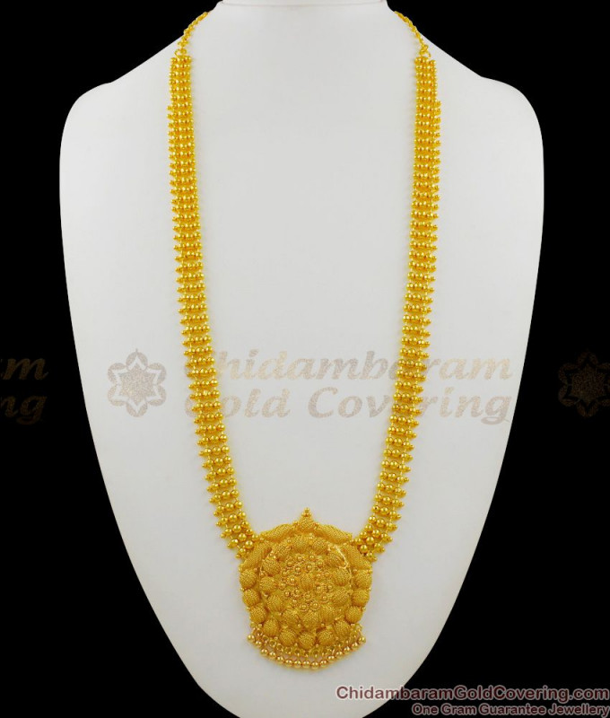 Kasu Malai, Ruby Stone Gold Plated Aaram, American Diamond Aaram ...