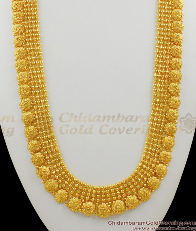 Kasu Malai, Ruby Stone Gold Plated Aaram, American Diamond Aaram ...