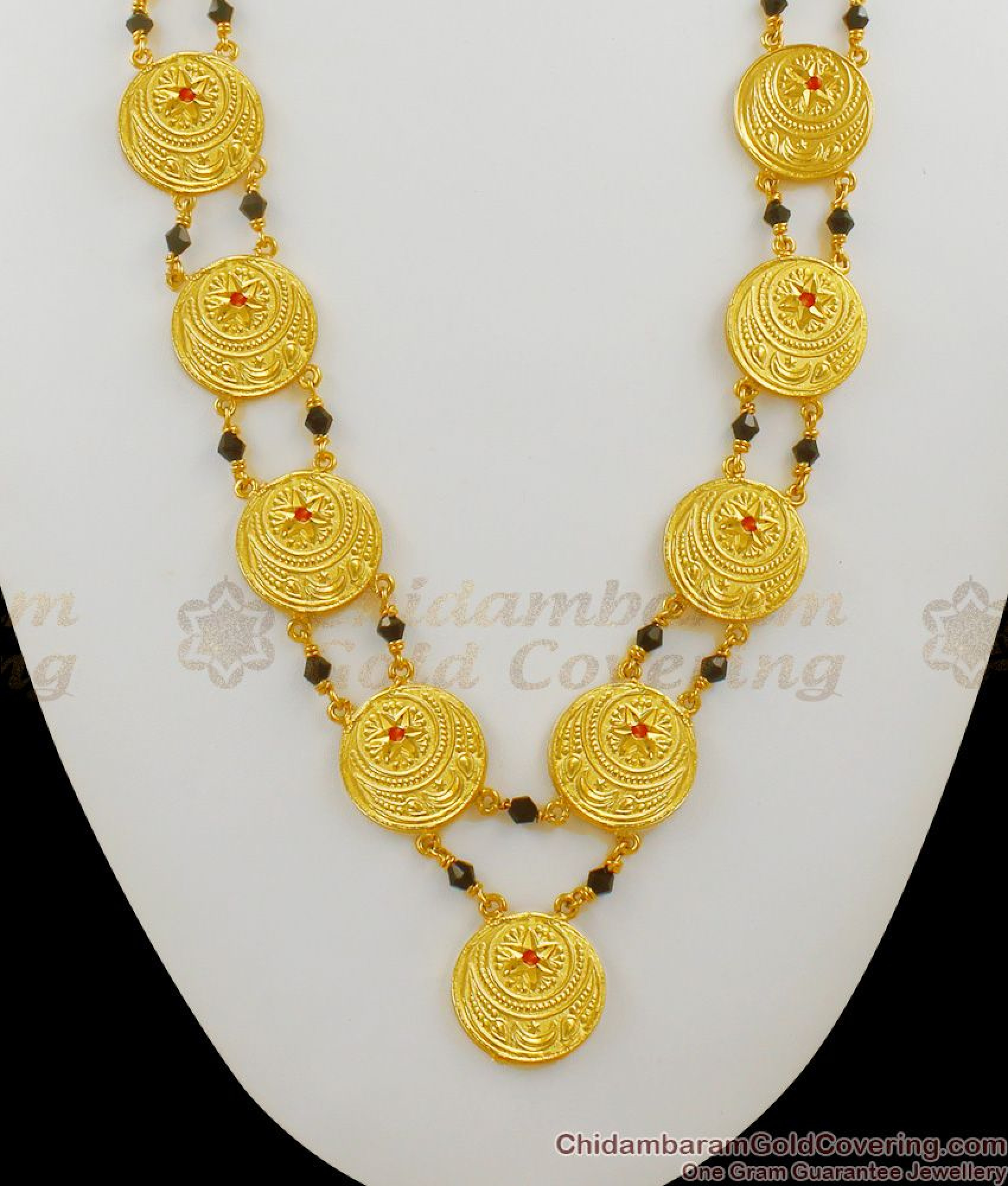 Islamic Traditional Galsar Grand Two Line Black Crystal Crescent Coin ...