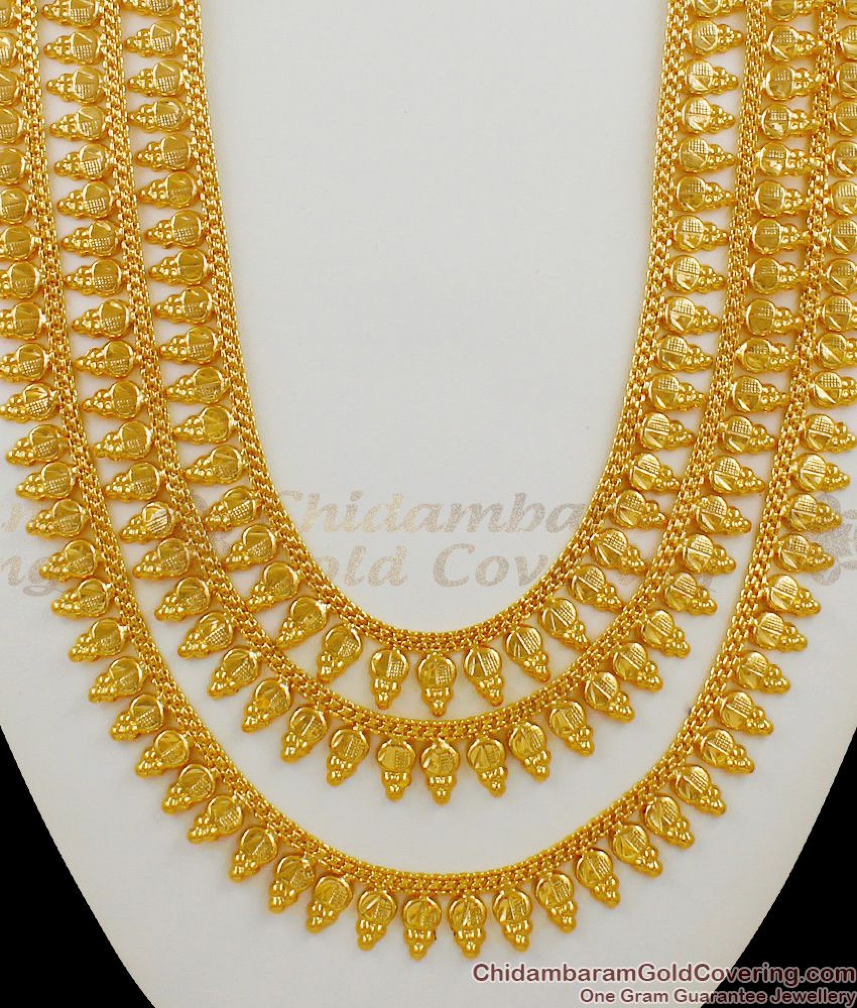 Traditional Three Layer Binding Kerala Haram Bridal Wear Jewelry ...
