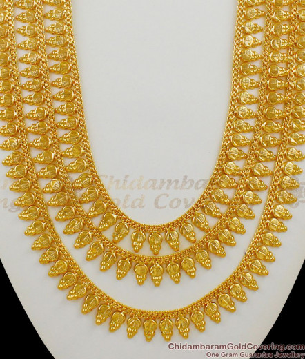 Traditional Three Layer Binding Kerala Haram Bridal Wear Jewelry ...
