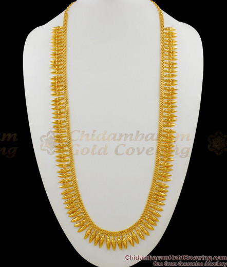 ARRG09 - Gold Plated Jewellery Traditional Mullai Poo Design Aaram