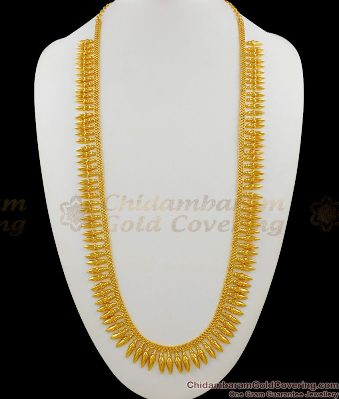 Long Kasu Malai, Ruby Stone Gold Plated Aaram, American Diamond Aaram ...