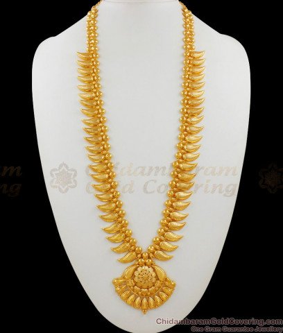 One Gram Gold Plated Simple Hindu Thali Design