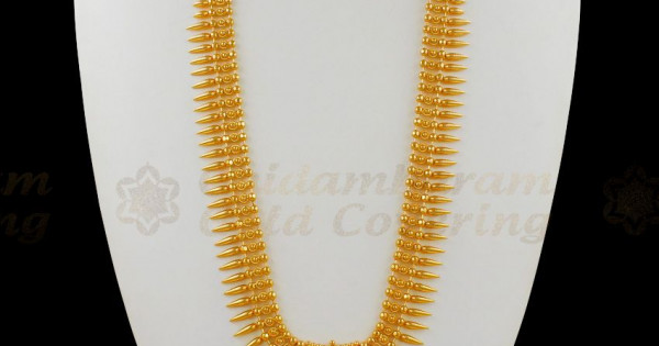 South Indian Marvelous Handcrafted Mullaipoo Gold Bridal Haram ...