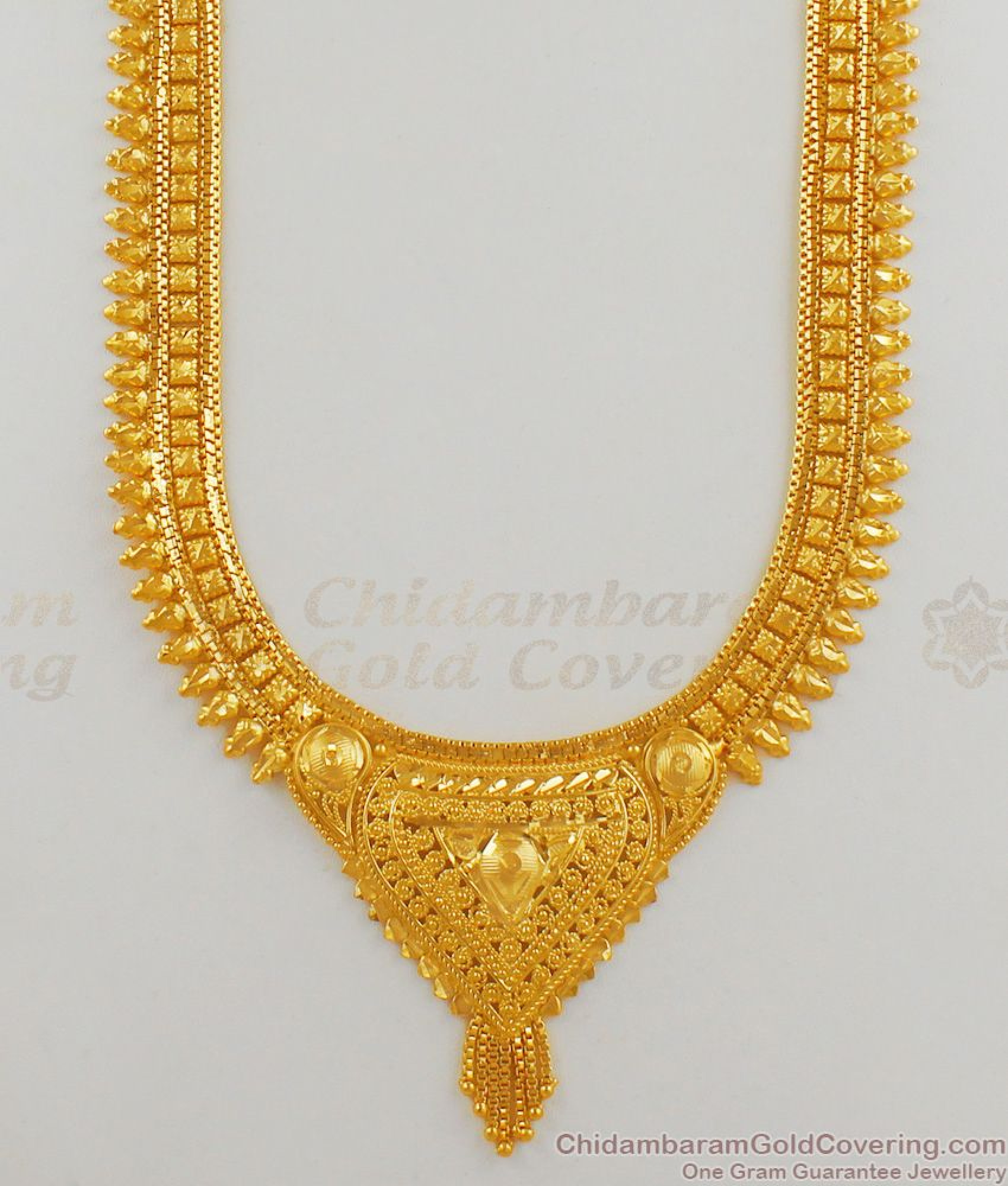 Bollywood Model Gold Forming Haaram Jewelry Bridal Design For Ladies ...
