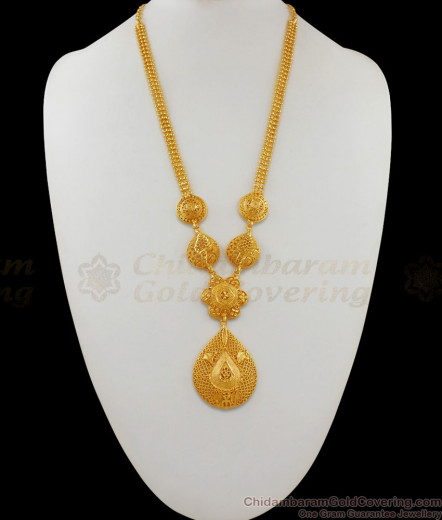 Mini Haram Designs Light Weight Gold Haram Collections Secondary ...