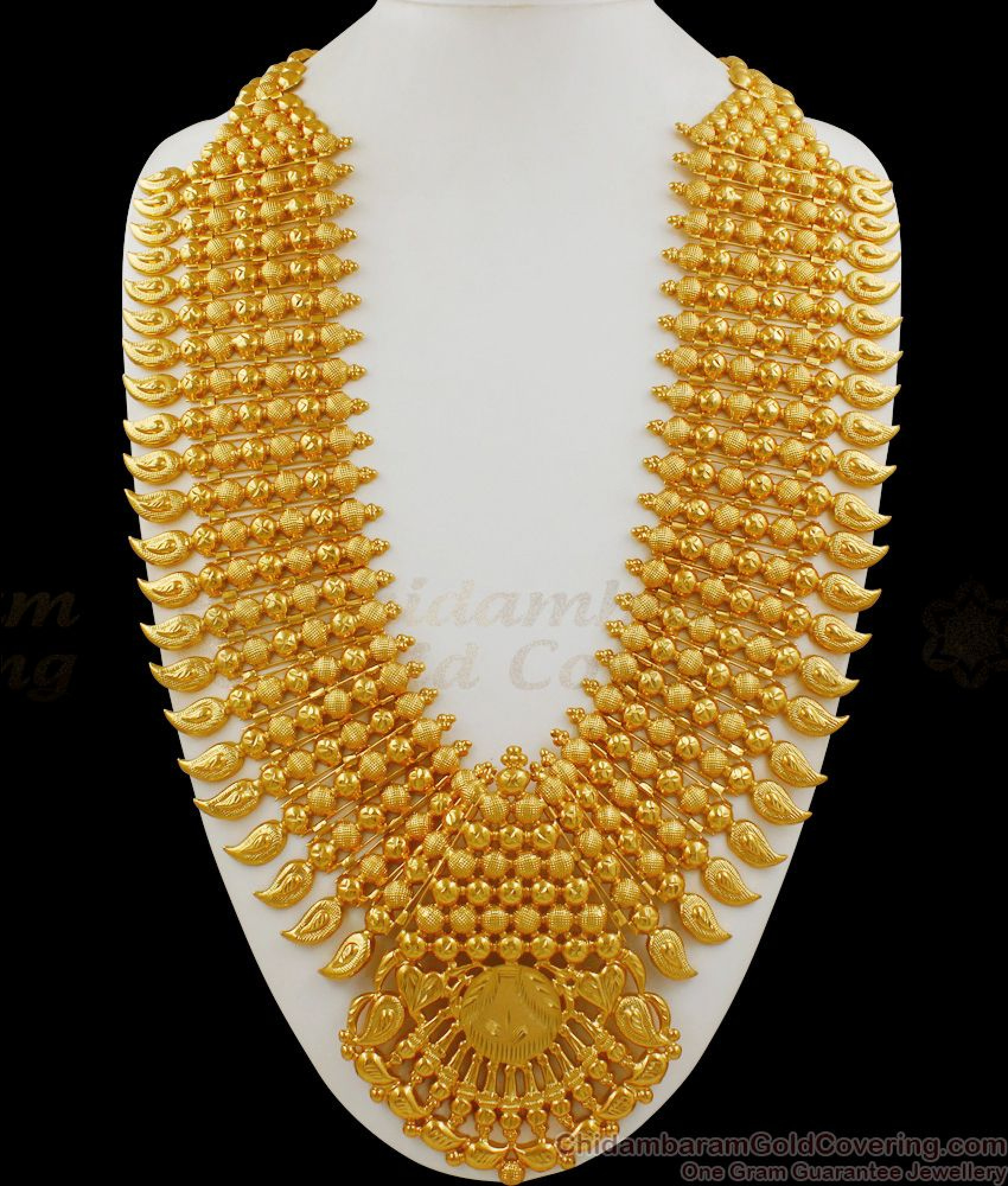 Grand Kerala Pattern Gold Haram Jewelry Collection For Ladies Buy ...
