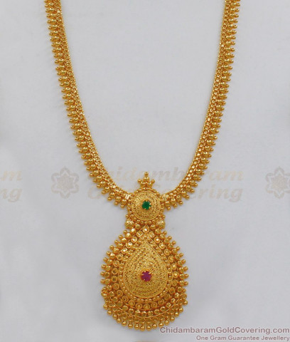 10 Inch Real Gold Tone Latest Design Padarasam Kolusu Trending ...