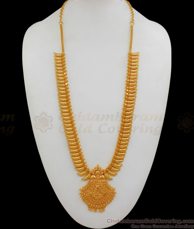 Kasu Malai, Ruby Stone Gold Plated Aaram, American Diamond Aaram ...
