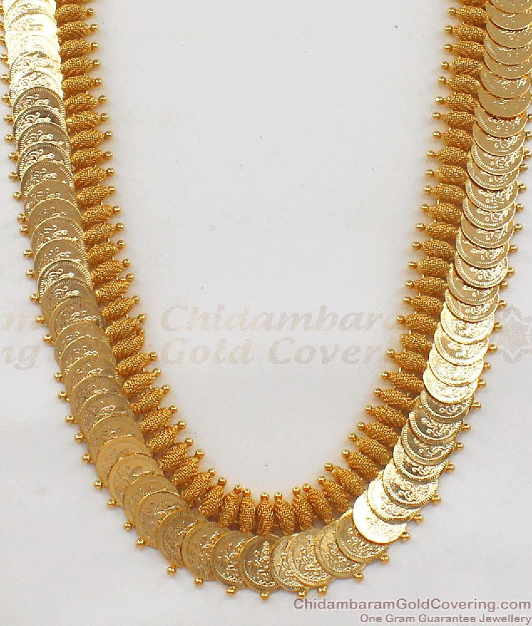 New Net Pattern Kasu Mala Gold Haaram Design From Chidambaram Gold ...